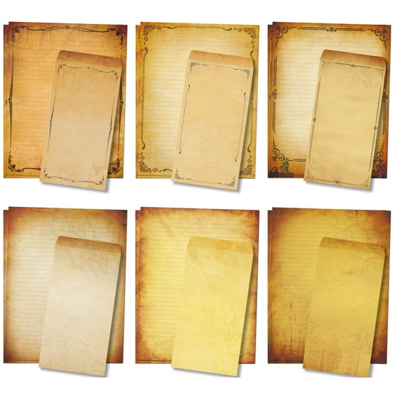 Anzon Mories 72 Pcs Stationery Set 8.5x11in (48 Sheets Writing Letter ...