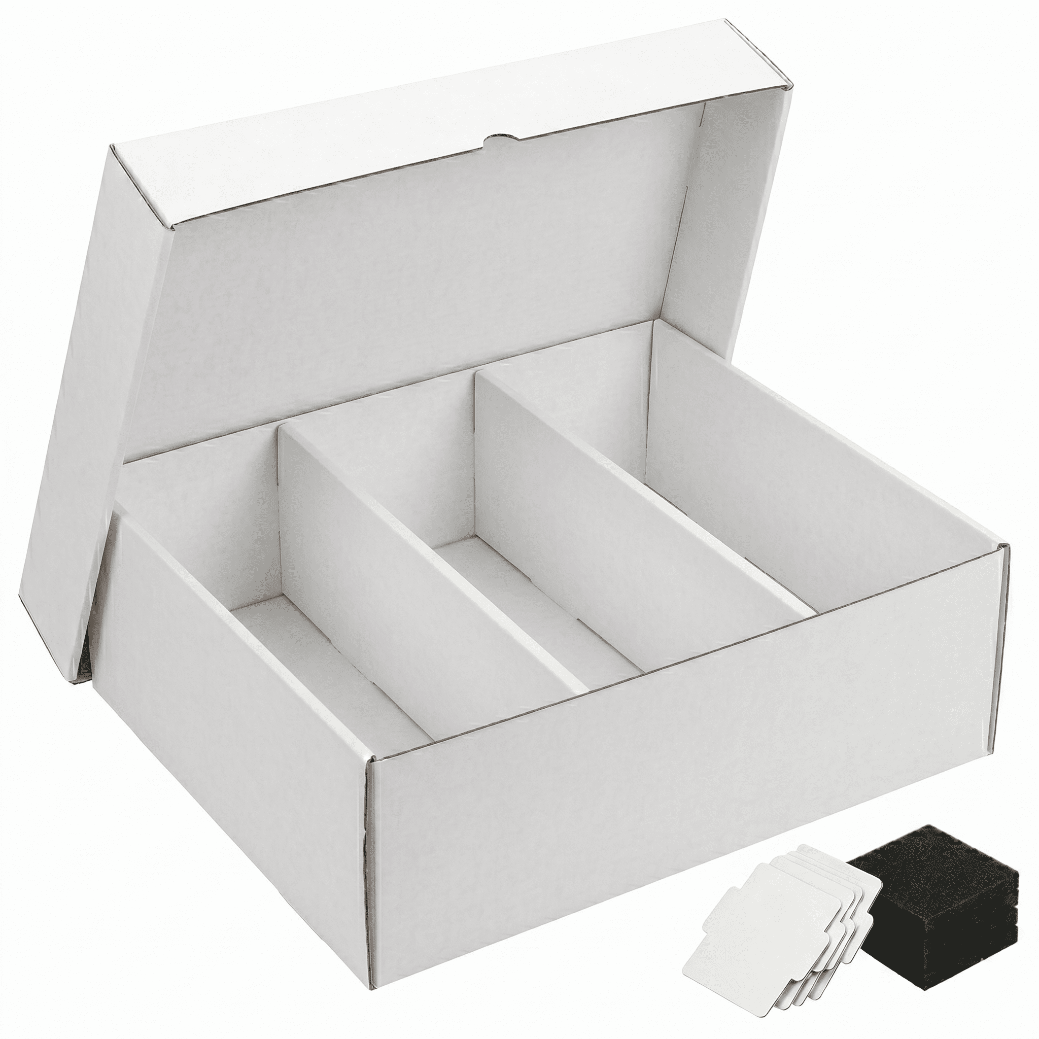 Anzon Mories Trading Card Storage Box, Corrugated Cardboard Organizer ...