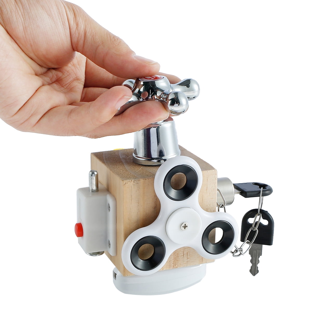 Ghojet Busy Cubes Early Educational Busy Board for Learning Life Skills ...