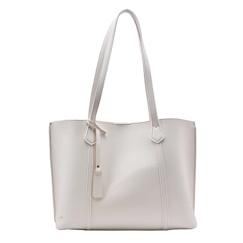 AoHao Large Reversible Women Tote Bag, Retro Tassels Leather Shoulder ...
