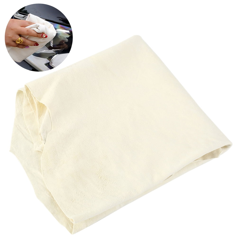 Ghojet Natural Chamois Leather Shammy Car Cleaning Towel Drying Washing ...