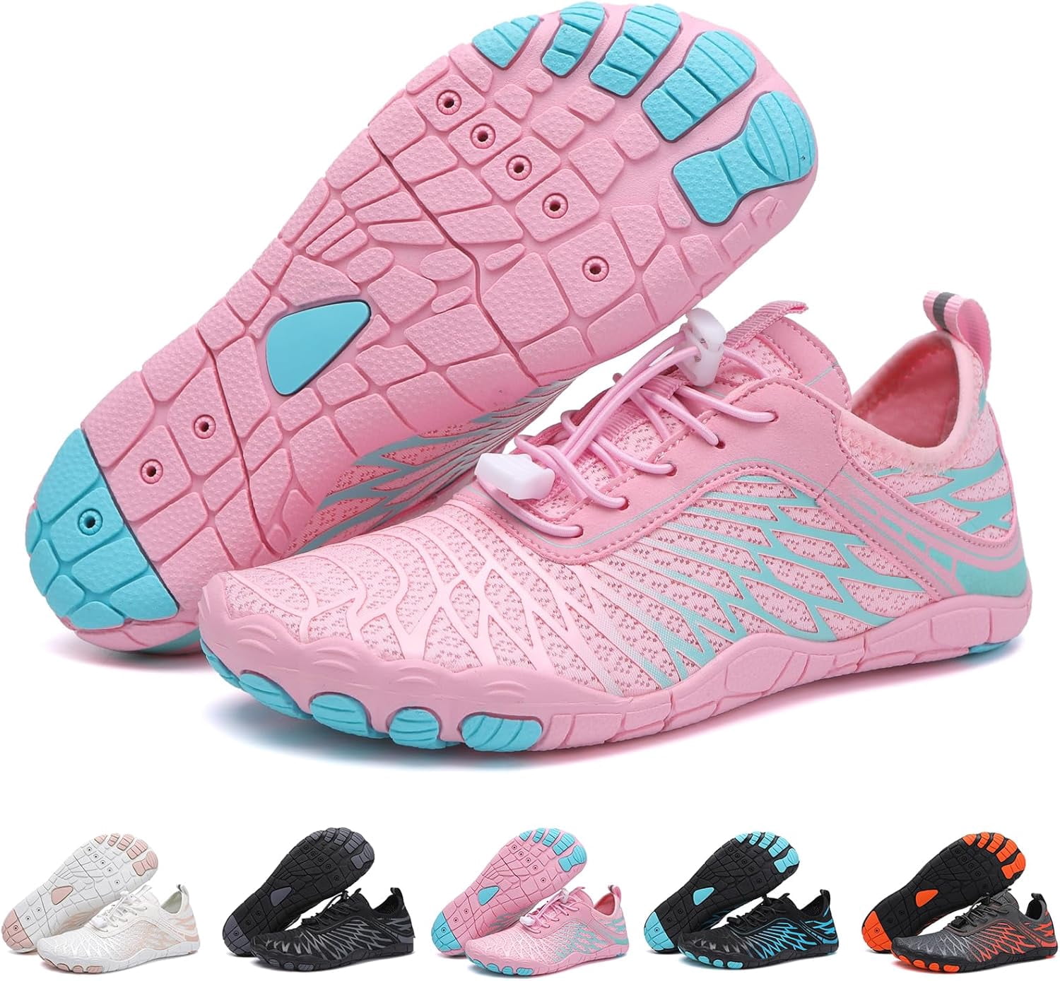 AoSiFu Hike Barefoot Shoes – Unisex Wide Toe Box Quick-Dry Non-Slip ...