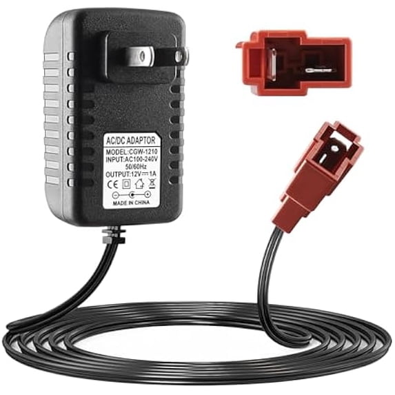 AoVoTo 12V Battery Charger for Ride On Car Toy, Compatible with BMX X6 ...
