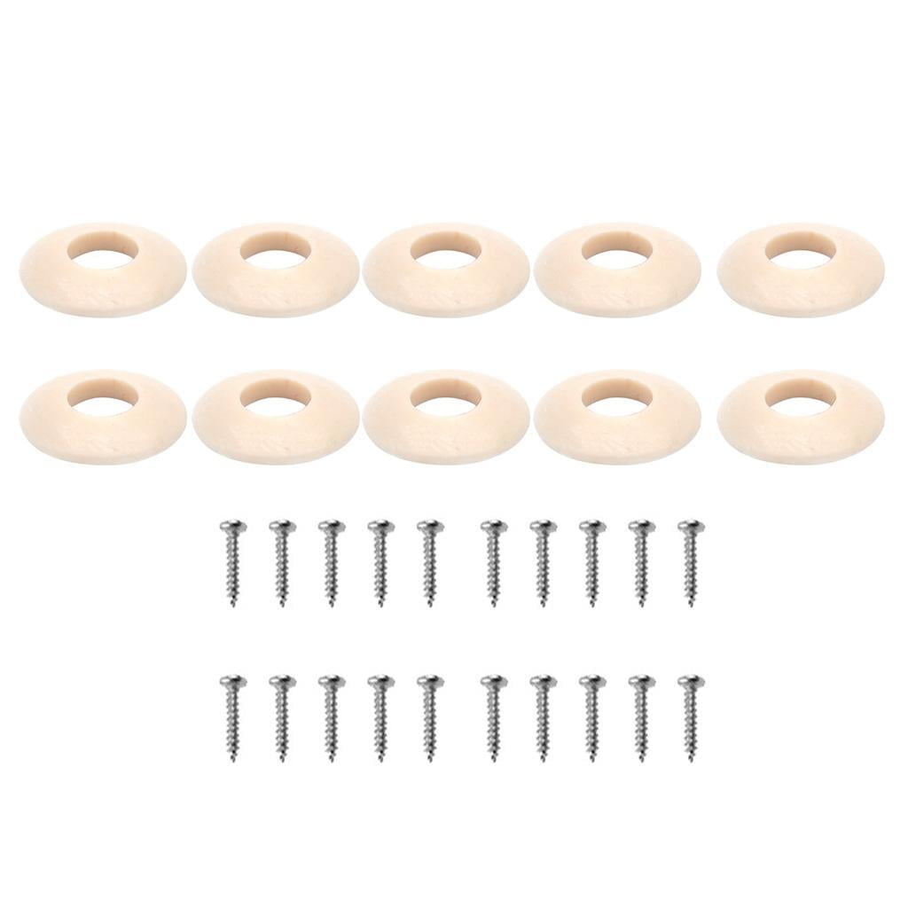 Aoanydony 10 Pieces Plastic Washers for Guitar Tuners Machine Head ...