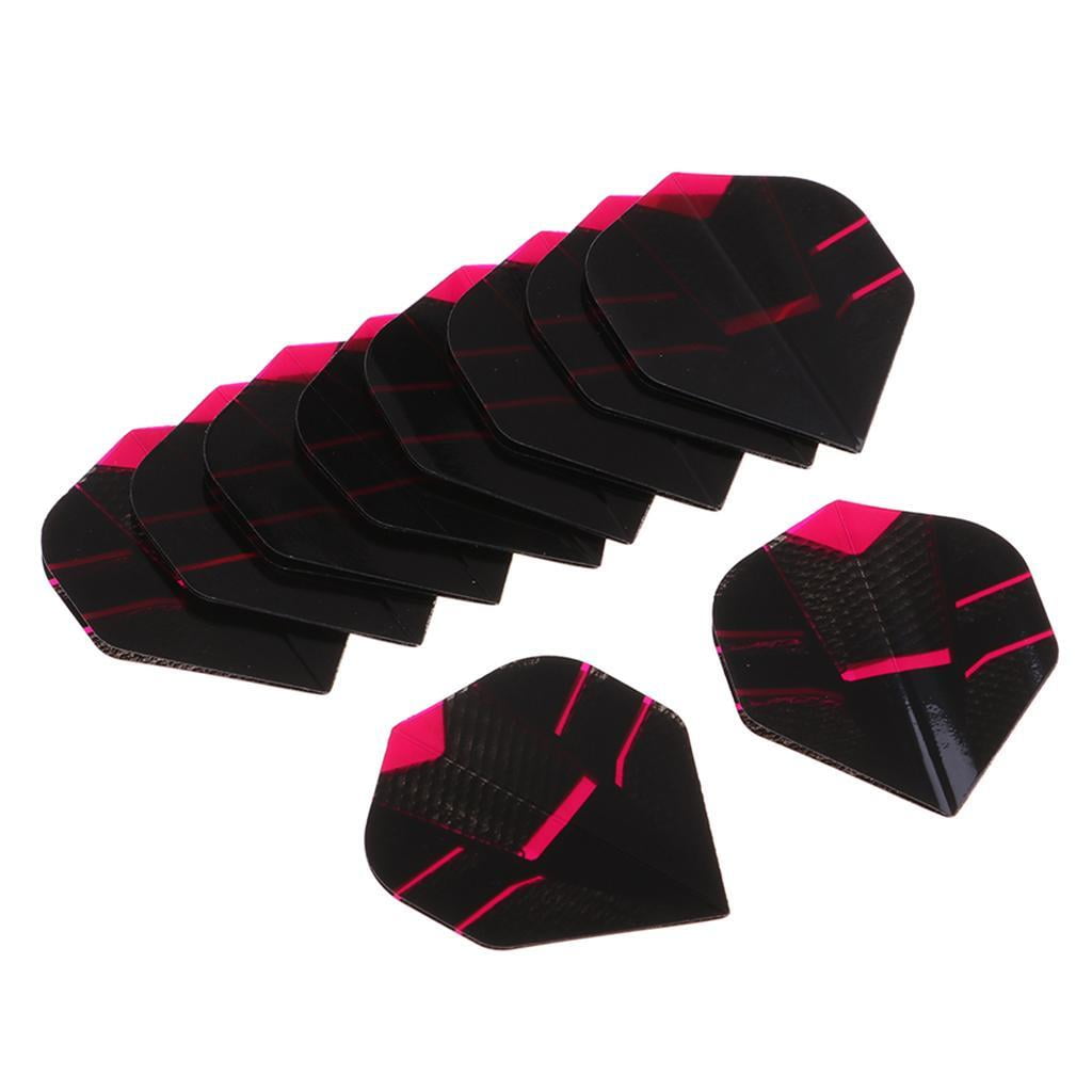 Aoanydony 10Pcs Standard Shape Flights Tail Accessory for Games Pink ...