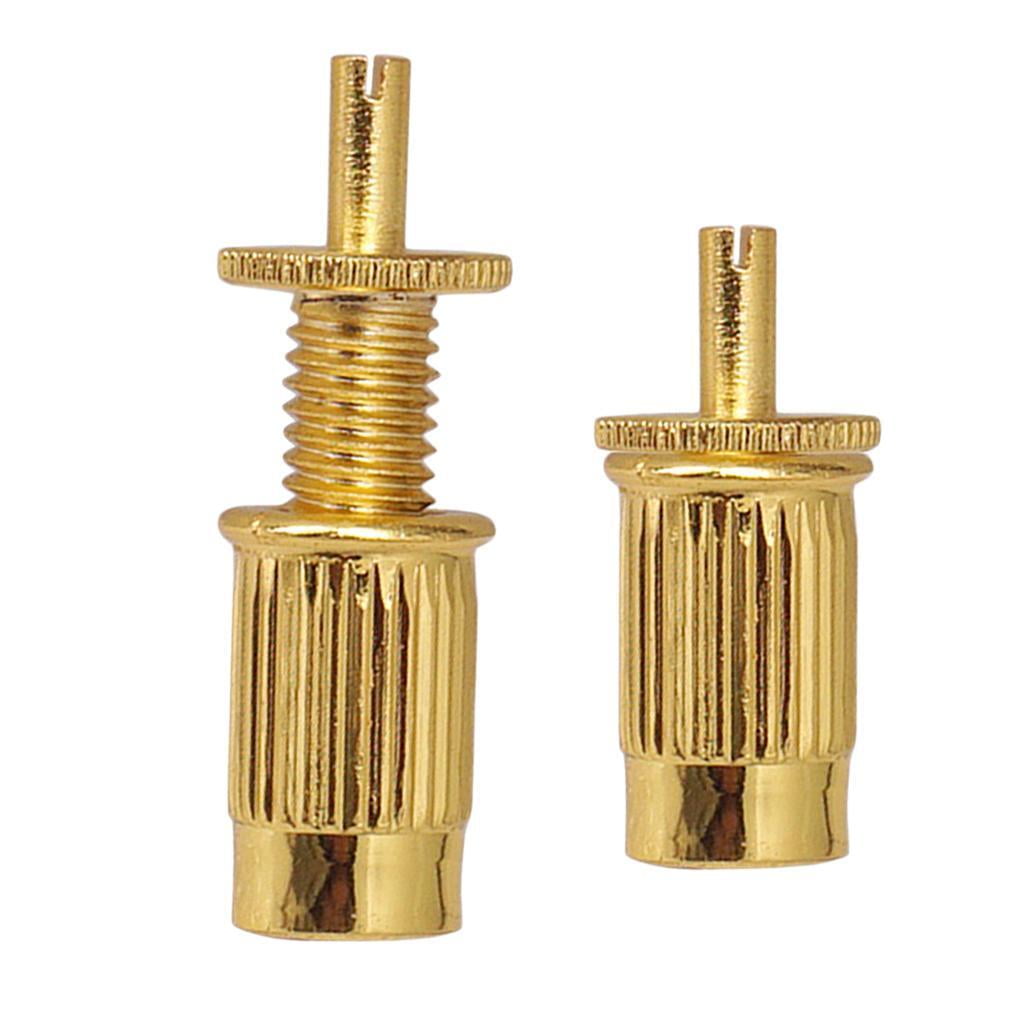 Aoanydony 2 Pieces Guitar Bridge Studs&Anchors for LP EPI Bridge Golden ...