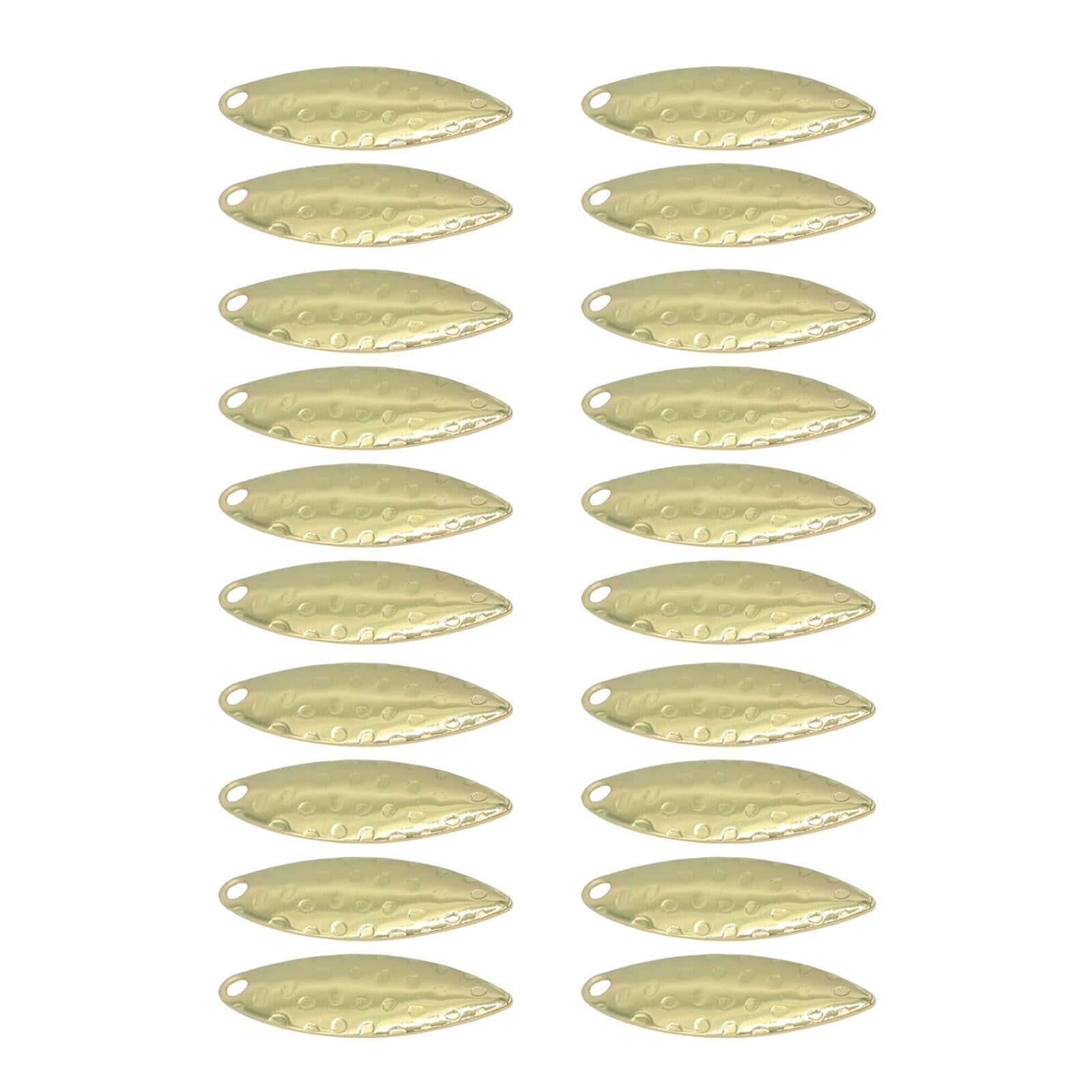 Aoanydony 20x Metal Smooth Finish Fishing Lure Making DIY Kit Gold A ...