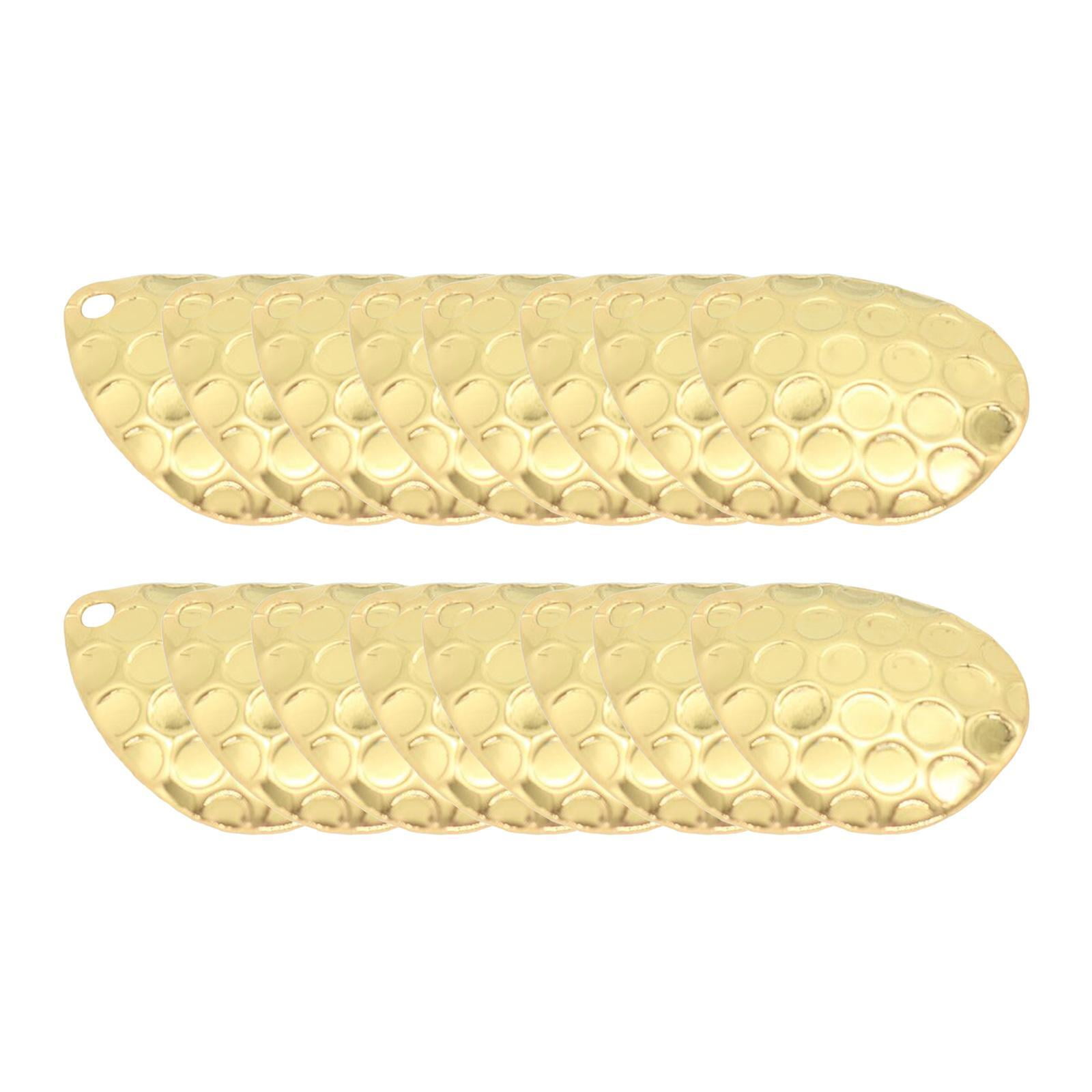 Aoanydony 20x Metal Smooth Finish Fishing Lure Making DIY Kit Gold E ...