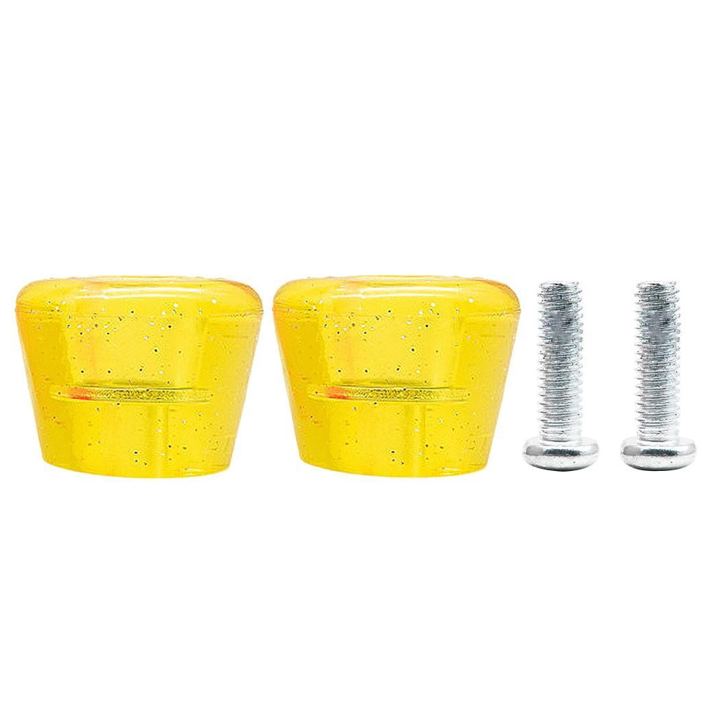 Aoanydony 2x Inline Skates Roller Brakes Block Non- for Slip Safety ...