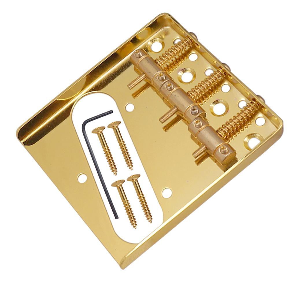 Aoanydony 3 String Guitar Bridge for Electric Bass Parts Accessory ...