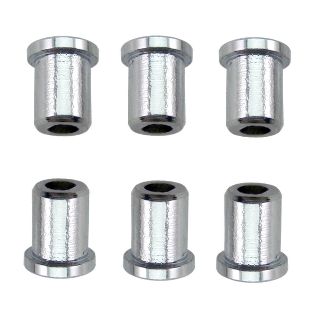 Aoanydony 6PCS Guitar String Mounting Ferrules Bushing Thru Body ...