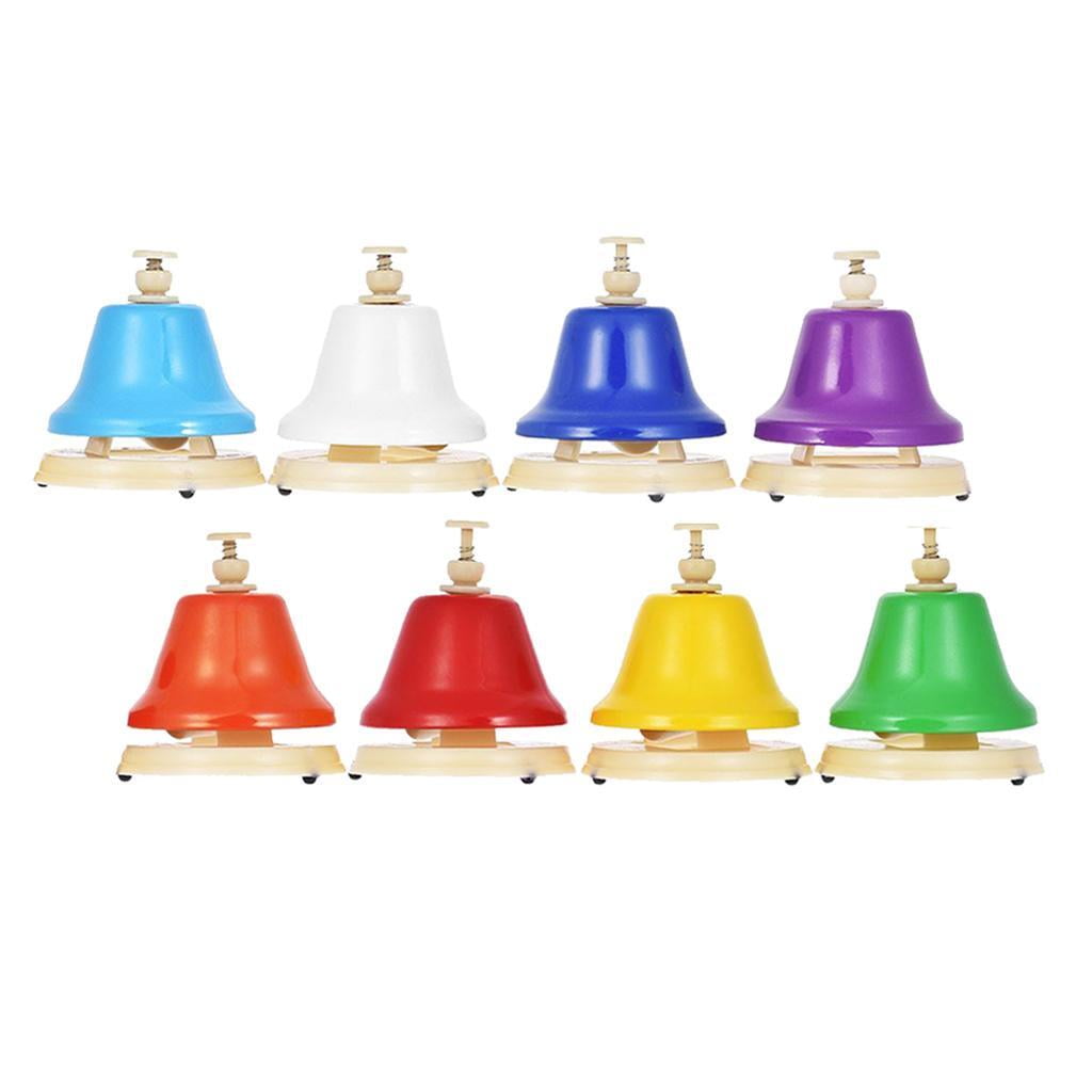 Aoanydony 8 Note Hand Bell Set Early Educational Instrument Toy for ...
