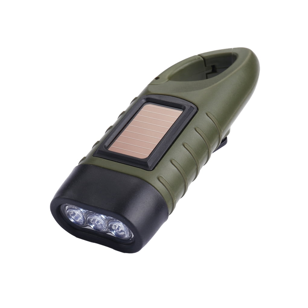 Aoanydony ABS Energy Rechargeable Flashlight Torch Illuminate For 8 ...