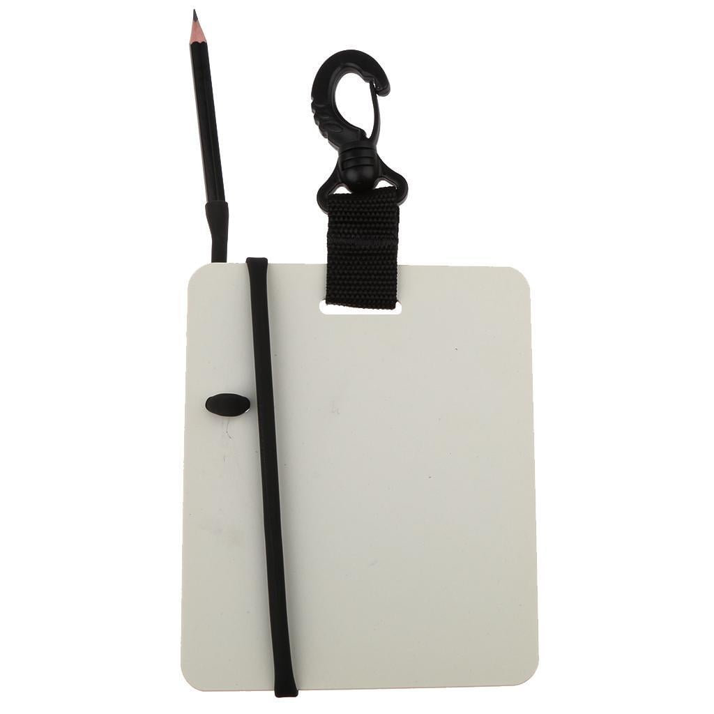 Aoanydony Diving Dive Underwater Writing Slate Board with Swivel Clip ...