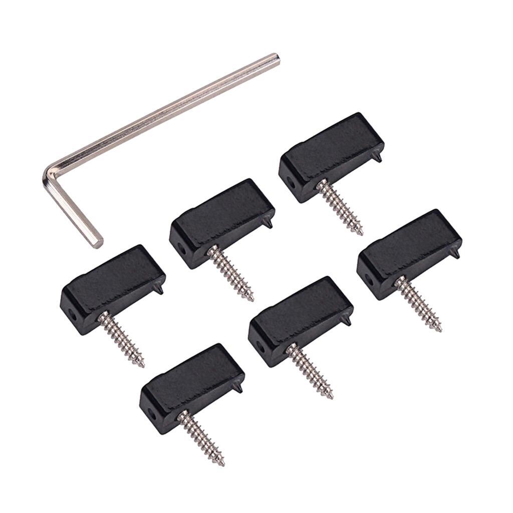 Aoanydony Electric Bass Guitar Headless String Nut Set with Wrench ...