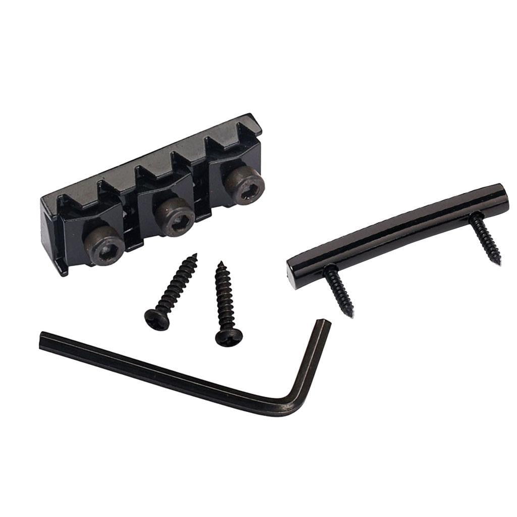 Aoanydony Electric Guitar String Retainer Bar + Locking Nut String Lock ...