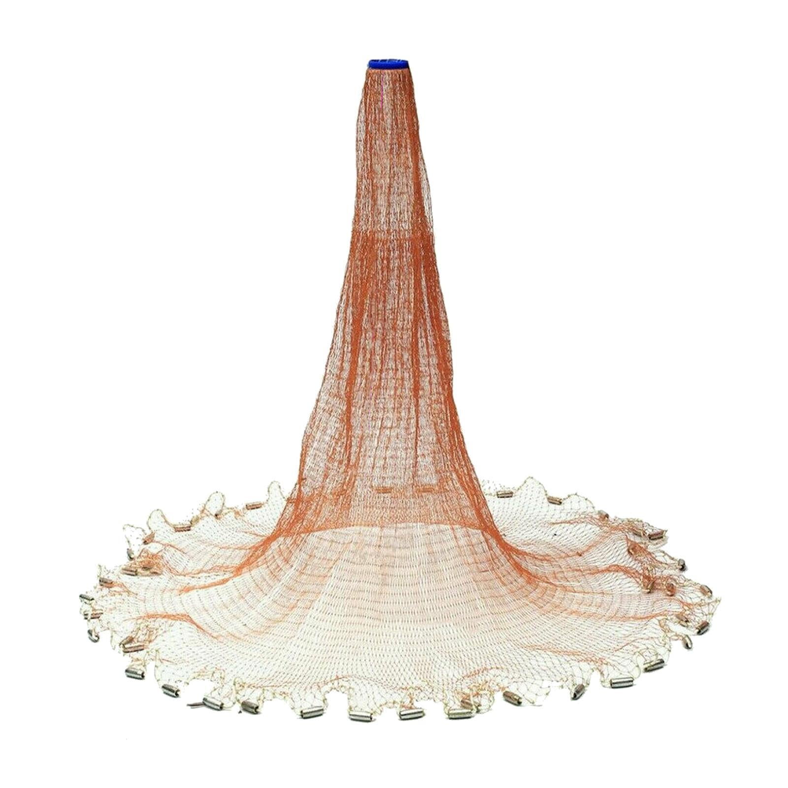 Aoanydony Fishing Cast Net Bait Easy Throw Hand Cast Trap Mesh C No ...