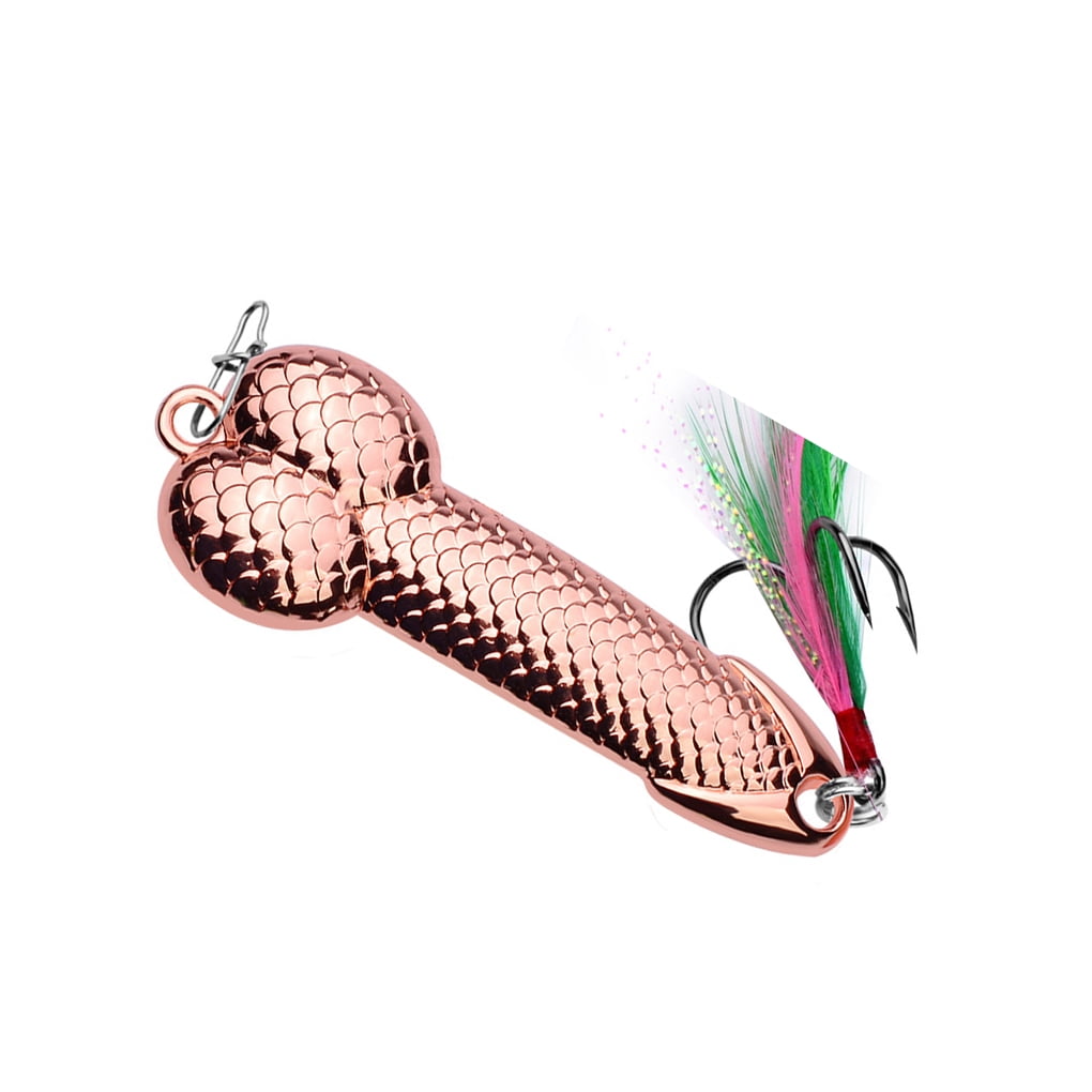 Aoanydony Glitter Fishing Lure, Rose Gold Metal, 3g, Realistic Baits ...