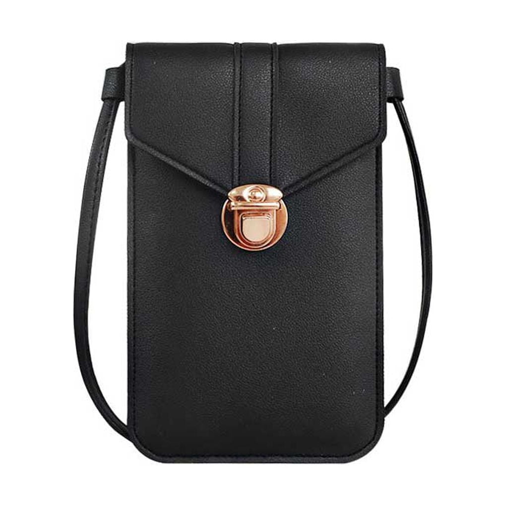 Aoanydony Mobile Phone Bag Crossbody Leather Cellphone Shoulder Pouch ...