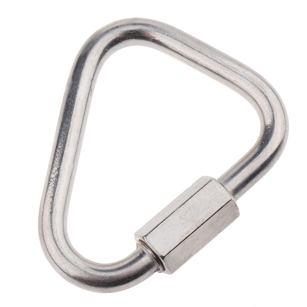 Aoanydony Outdoor Stainless Steel Carabiner Camping Link Quick Keychain ...