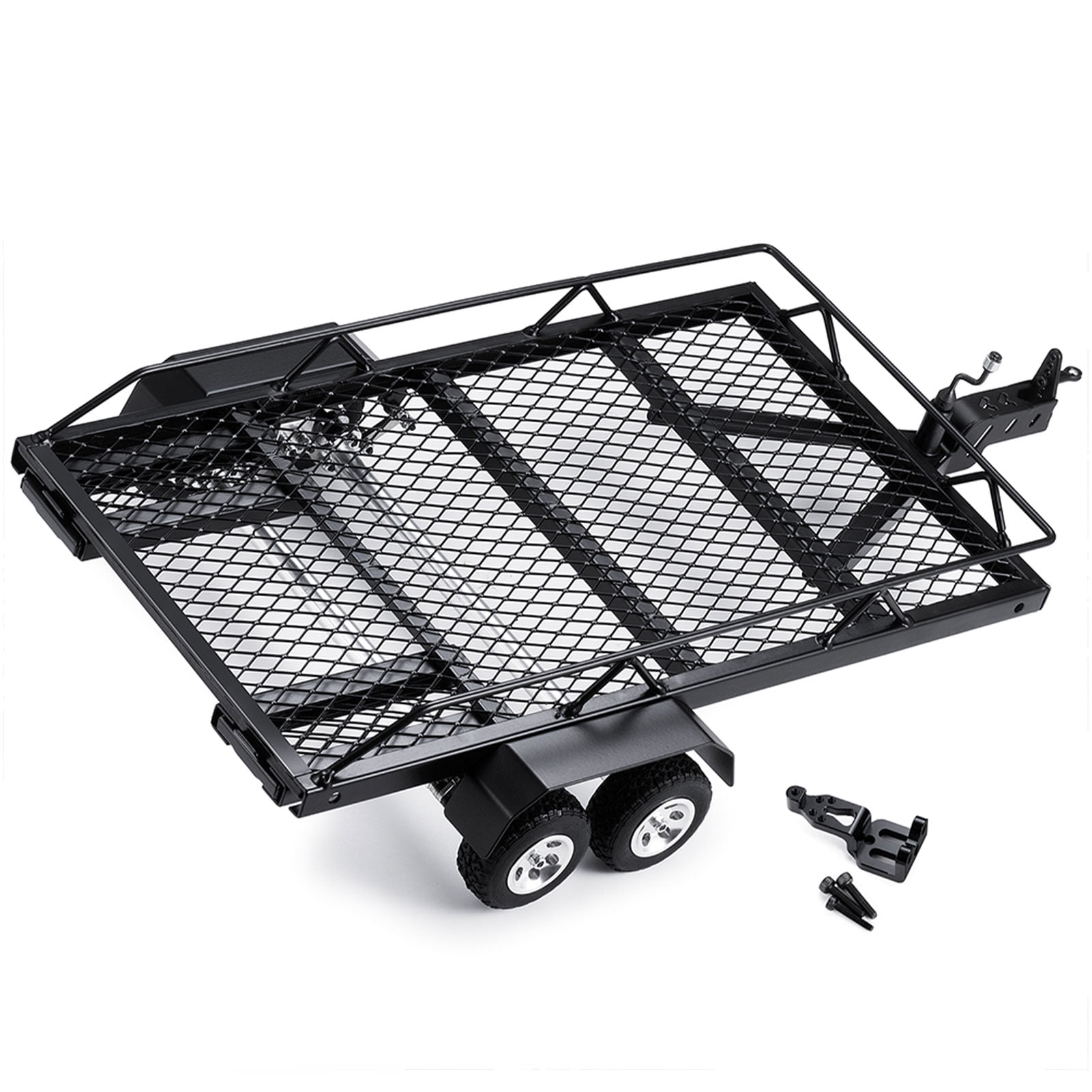 Aoanydony RCGOFOLLOW Metal Trailer Novel Appearance Rc Metal Trailer ...