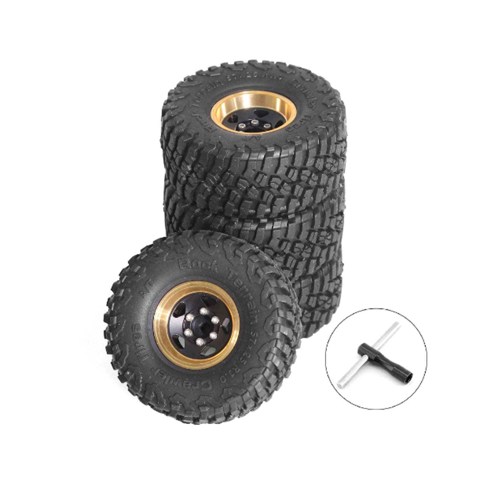 Aoanydony RCGOFOLLOW Wheel Rims Tyre RC Car Part Durable Rc Wheel Rims ...
