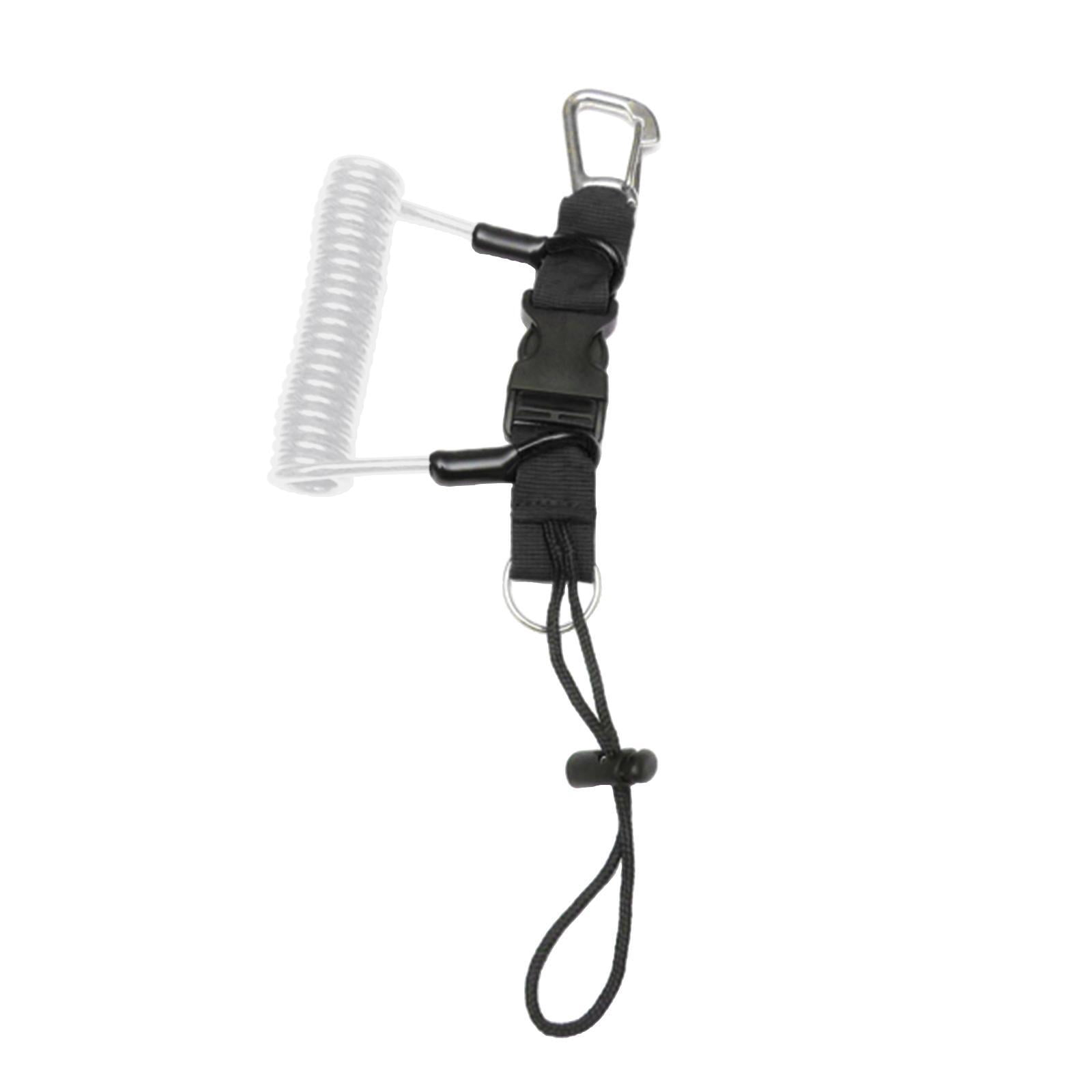 Aoanydony Safety Diving Lanyard Coil Rope with Quick Release Buckle ...
