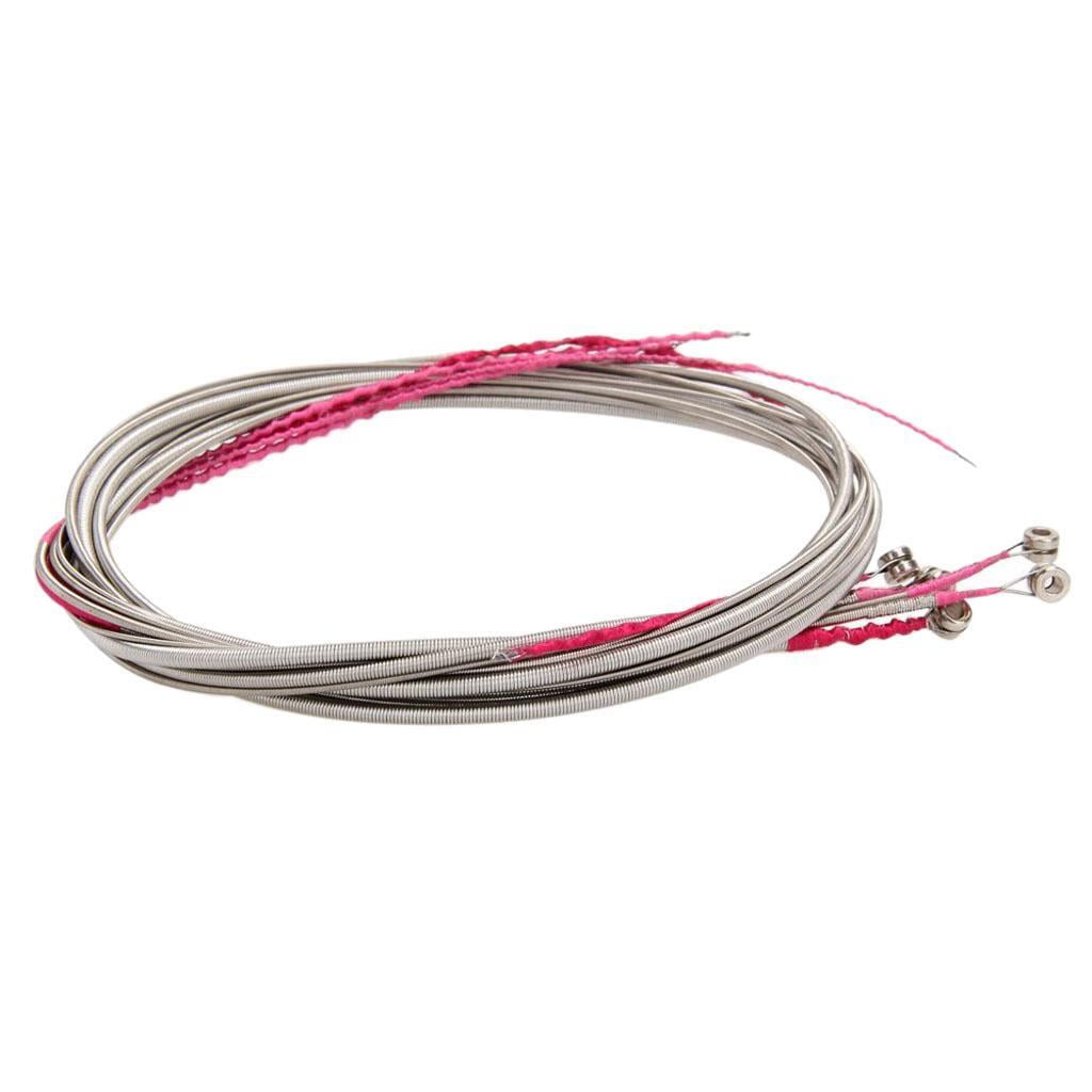 Aoanydony Set of 5 Steel Strings for 5 String Bass Guitar Great ...