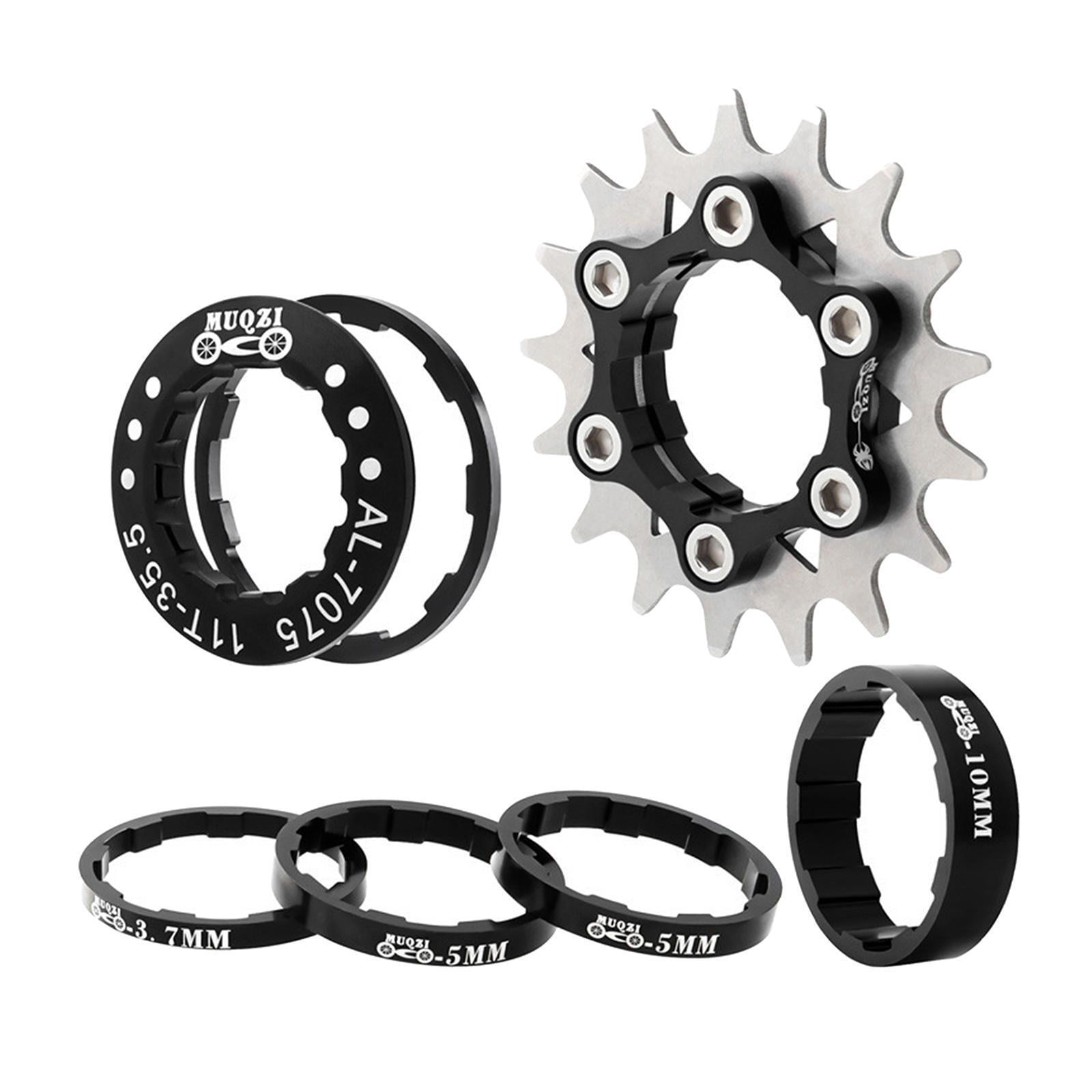Aoanydony Single 1 Speed Cassette Cog Fixed Set Conversion Gear for 7 ...