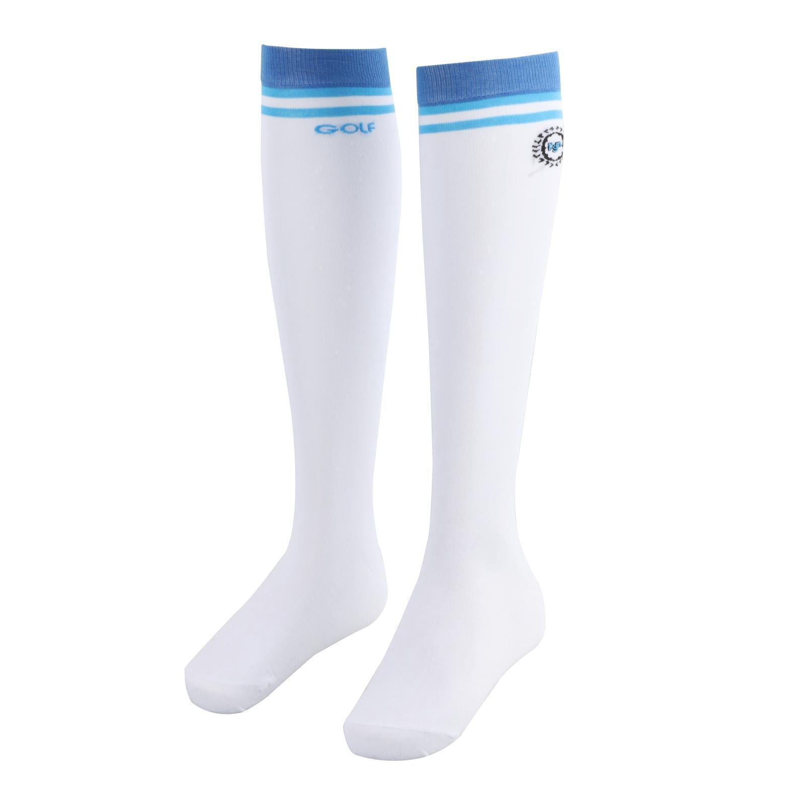 Aoanydony Women's for Golf Stockings Oversocks Thigh High Stripes Socks ...