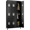 STANI Metal Lockers for Employees，71" Employees Storage Cabinet with ...