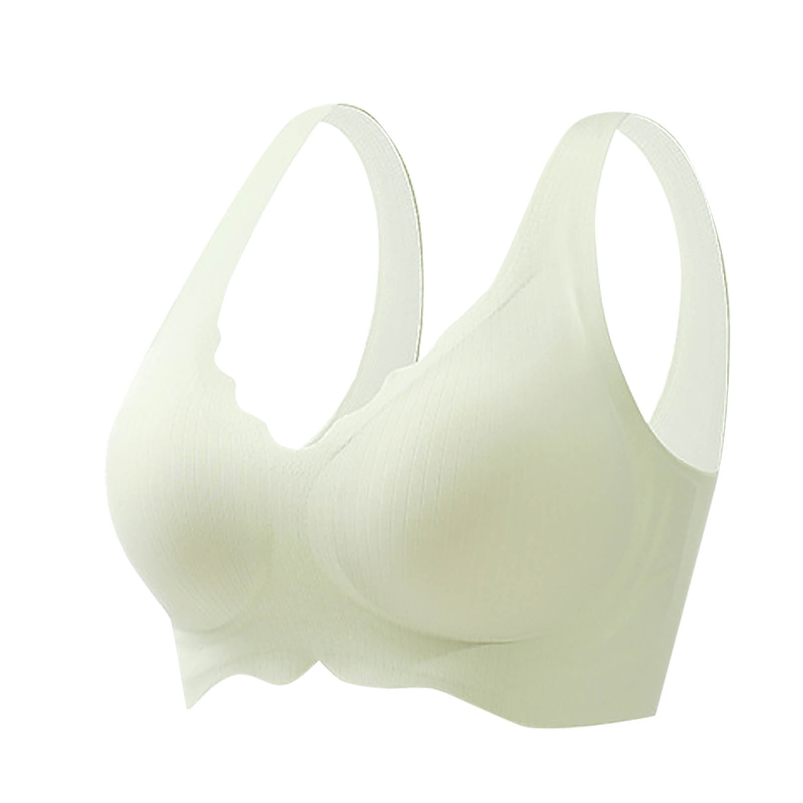 Aobny Comfy Bras for Women Large Bust Green Minimizer Bras Seamless ...
