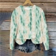 Aobny Flowy Winter Casual Sweatshirts For Womens Pullover Leaves Crew