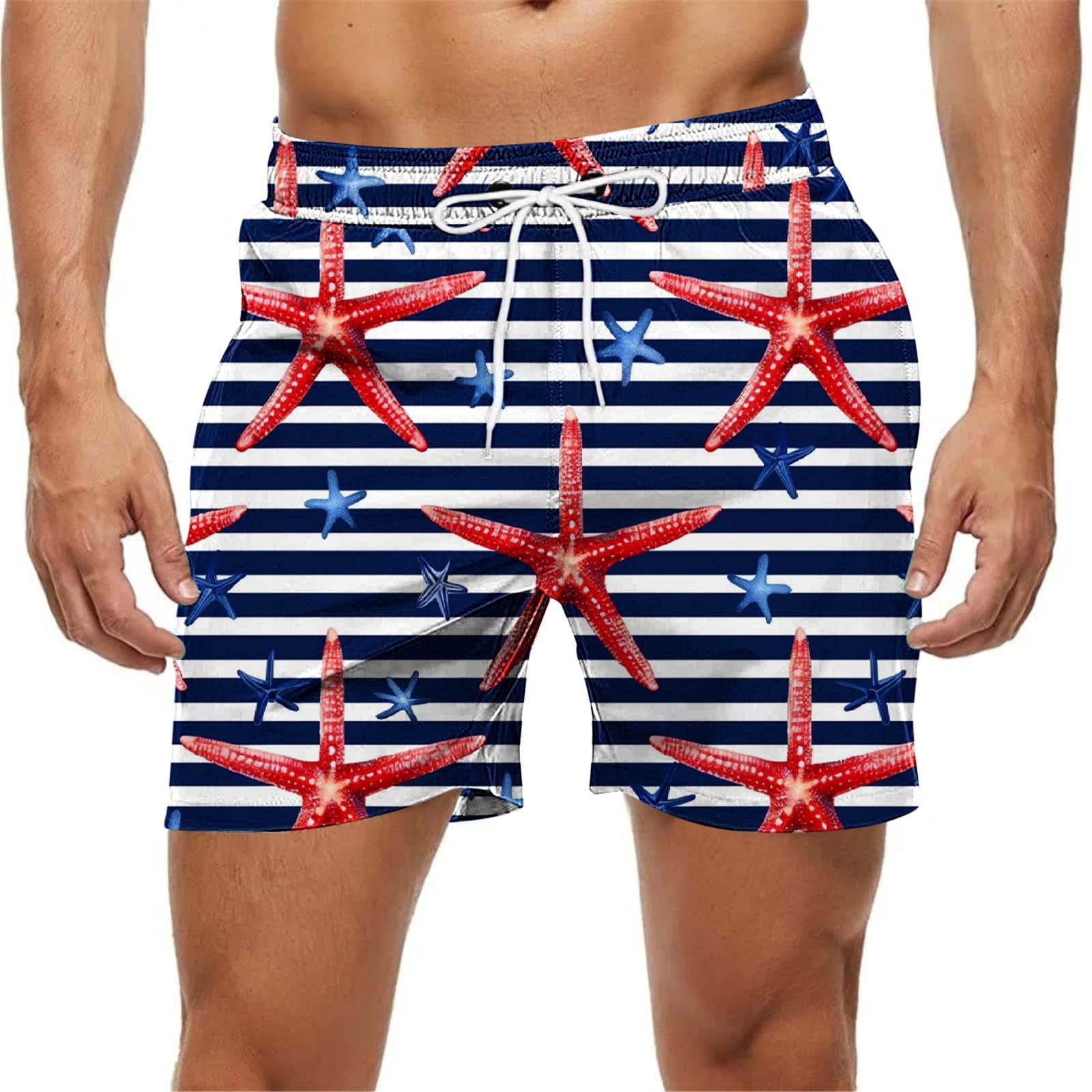 Aobny Plus Size Mens Bikini Swimsuits Men's Swimwear Bottoms Striped ...