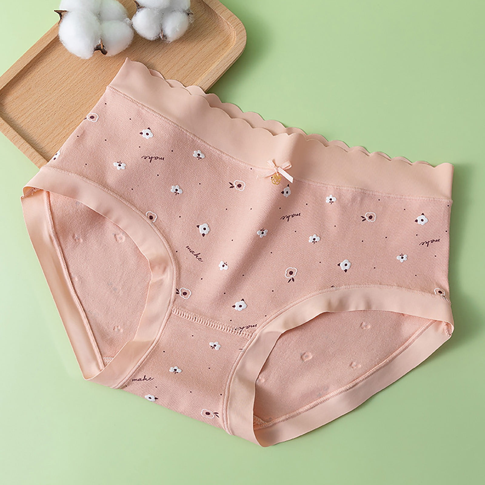 Aobny Red Everyday Women's Panties Hipster Elastic Bikini Panties ...