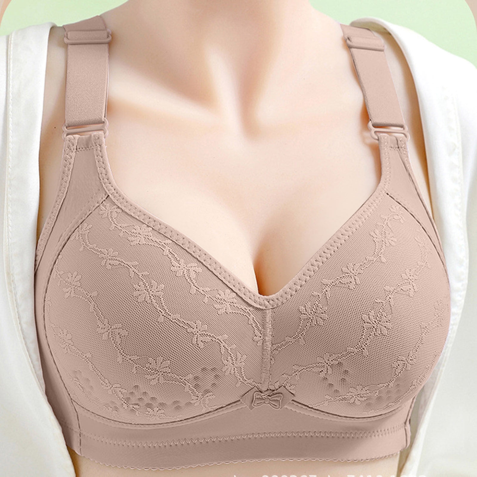Aobny Sexy Bras for Women Full Coverage Gray Lift Bralette Nylon S-3XL Sexy Bras,42/95 - Walmart.com