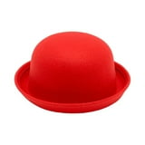 Aobny Winter Womens Hats Vintage Red Cotton Solid Dressy Cloche Fall ...