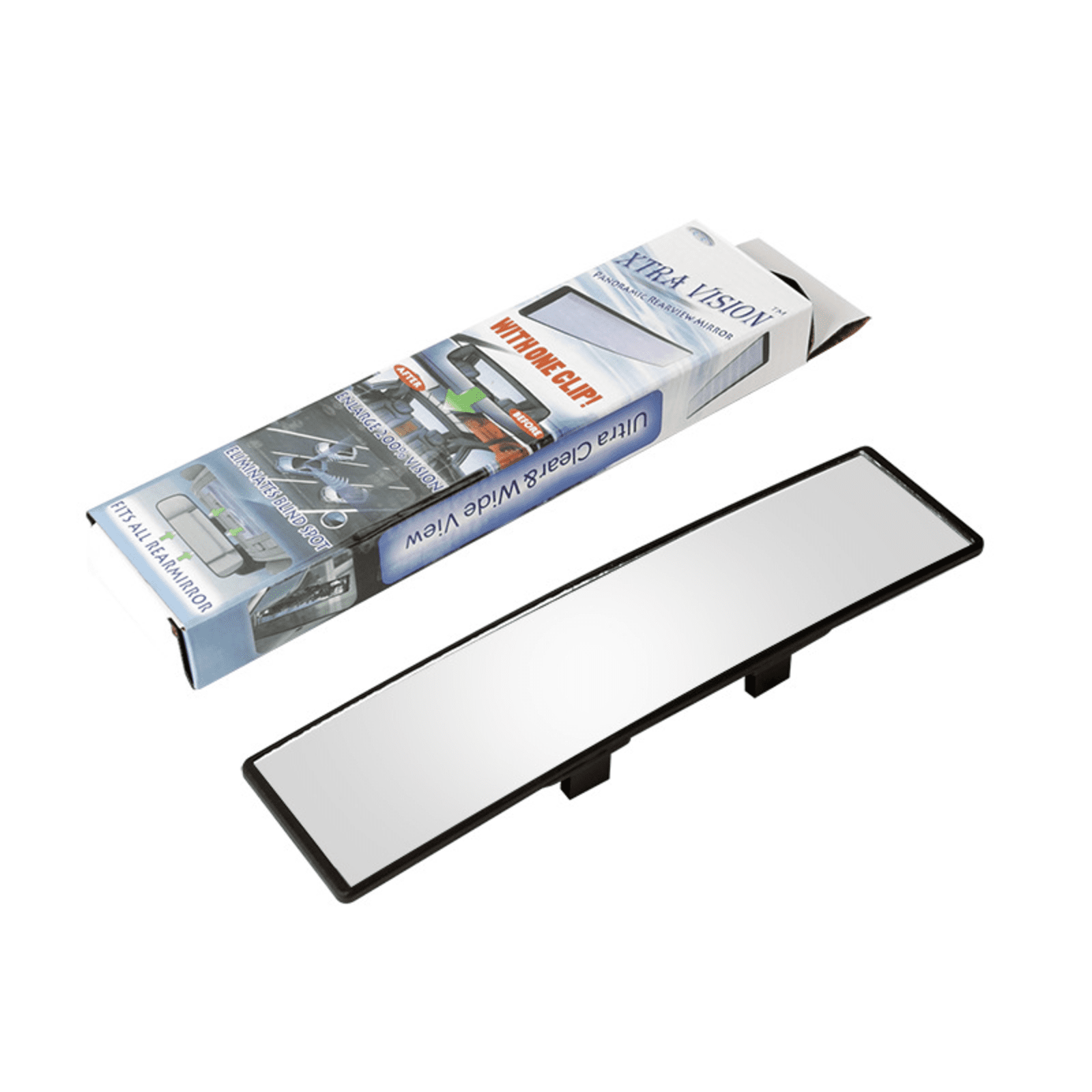 Aochuangta 12" Large Universal Panoramic Convex Car Rear View Mirror ...