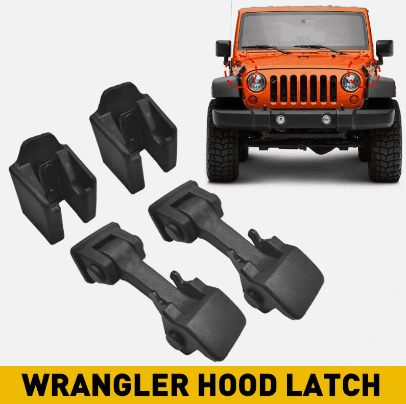 Aochuangtai Front Locking Latch Catch Hood Hood Kit 2pcs Lock for Jeep ...