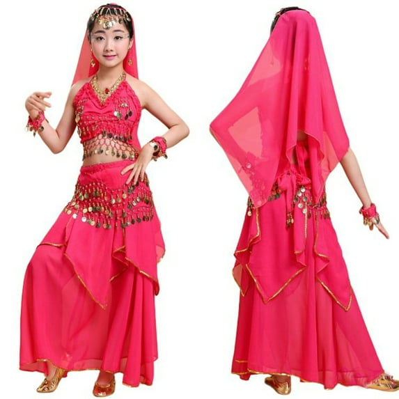 Fgnfyis Girls Dance Outfit for Outdoor Performances Comfortable Elastic ...