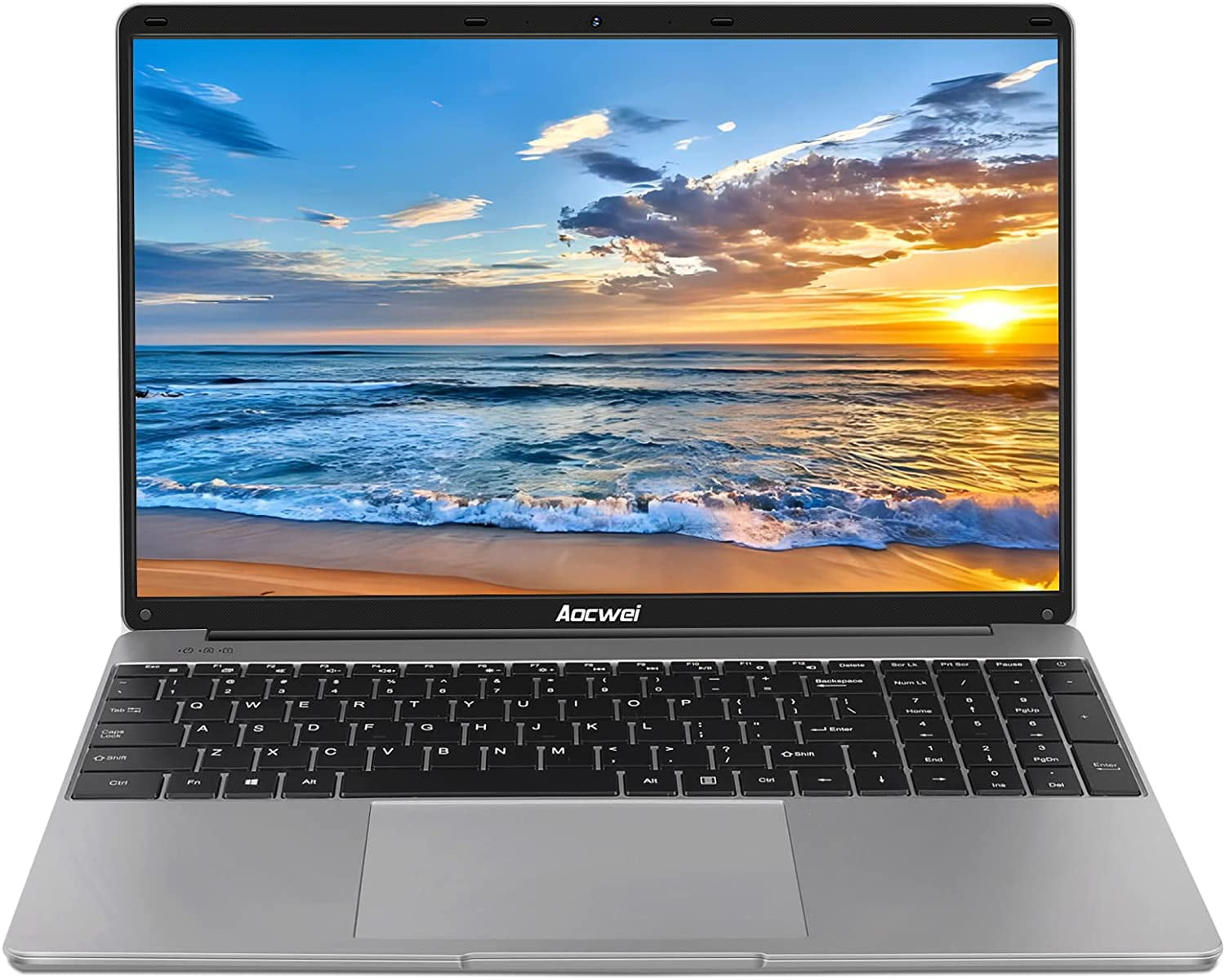 Aocwei 15.6" Laptop 6GB RAM 128GB SSD Traditional Laptops Computer ...