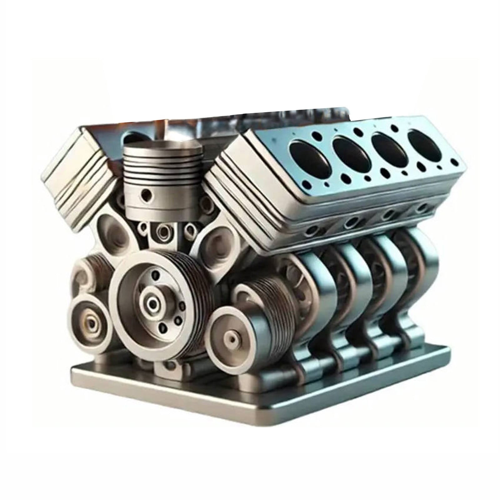 Aodebiao 1 Packs V8 Engine Model Car Pen Holder - 3D Printed Automotive ...