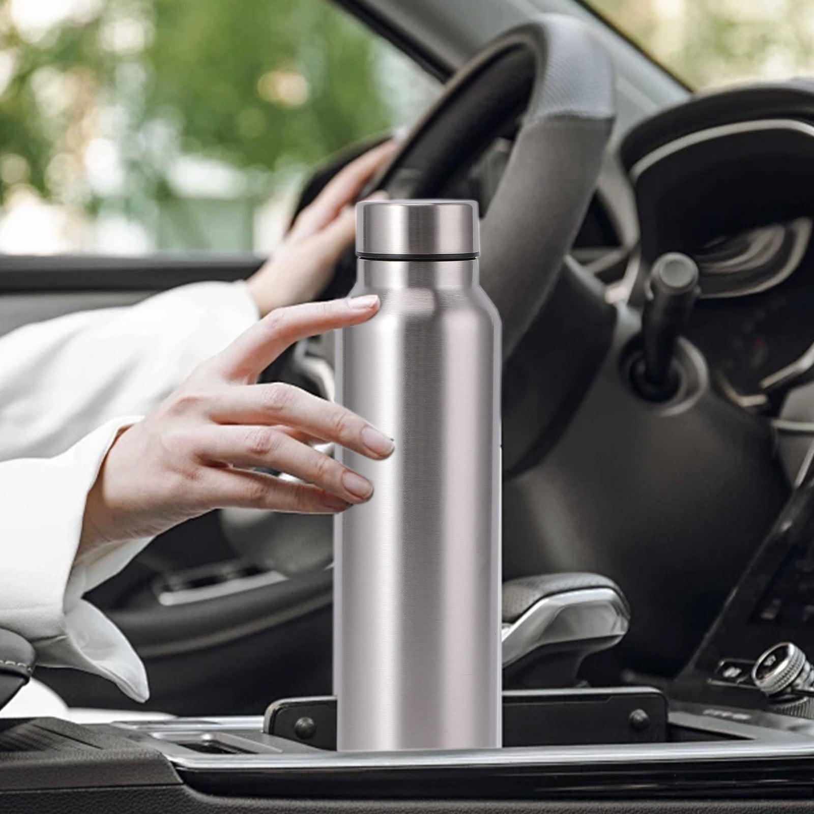 Aodebiao 1L Stainless Steel Water Bottle - Large Capacity Insulated Sports Kettle for Car ...