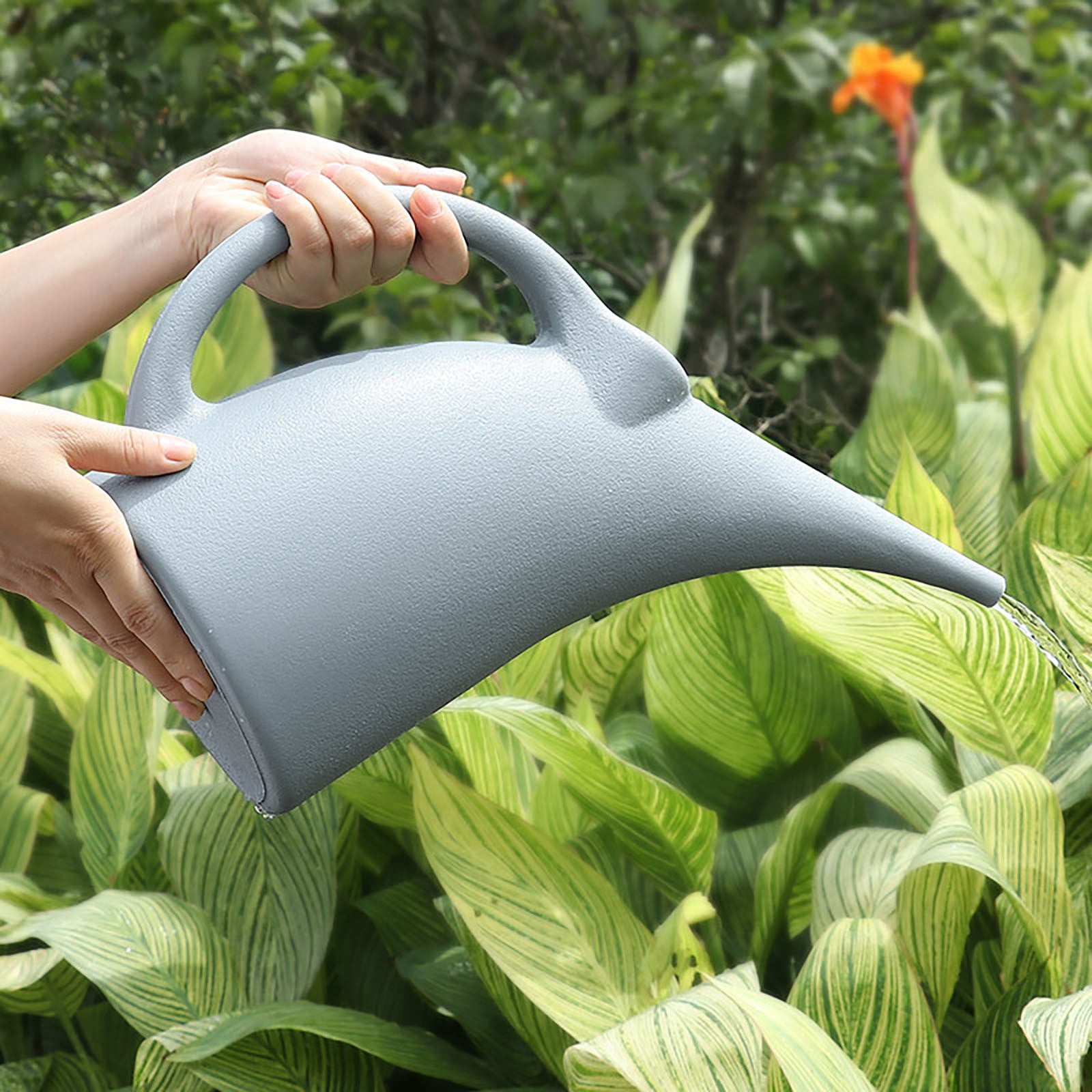 Aodebiao 2-in-1 Adjustable Flow Plastic Watering Can for Indoor/Outdoor ...