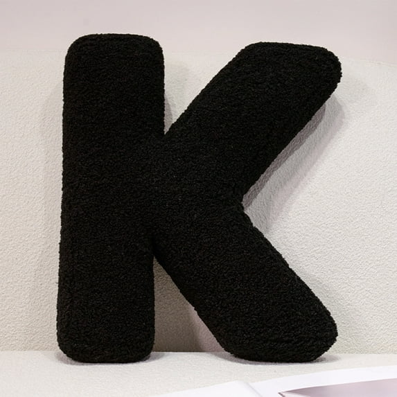 Aodebiao 3 Packs Alphabet Letter Pillow Soft Plush Throw Cushion for ...