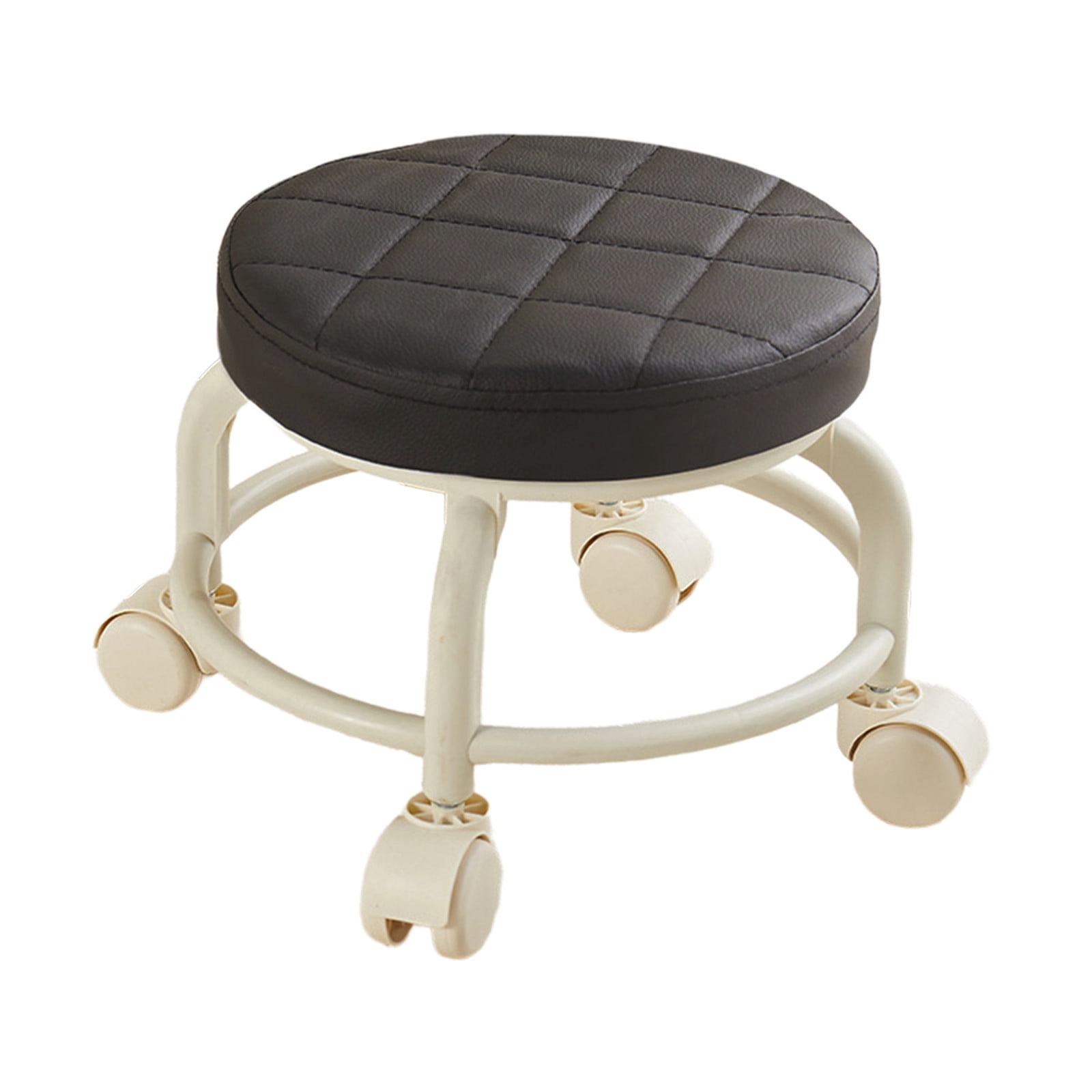 Aodebiao 360 Degree Swivel Rolling Stool with Ergonomic Cushion for ...