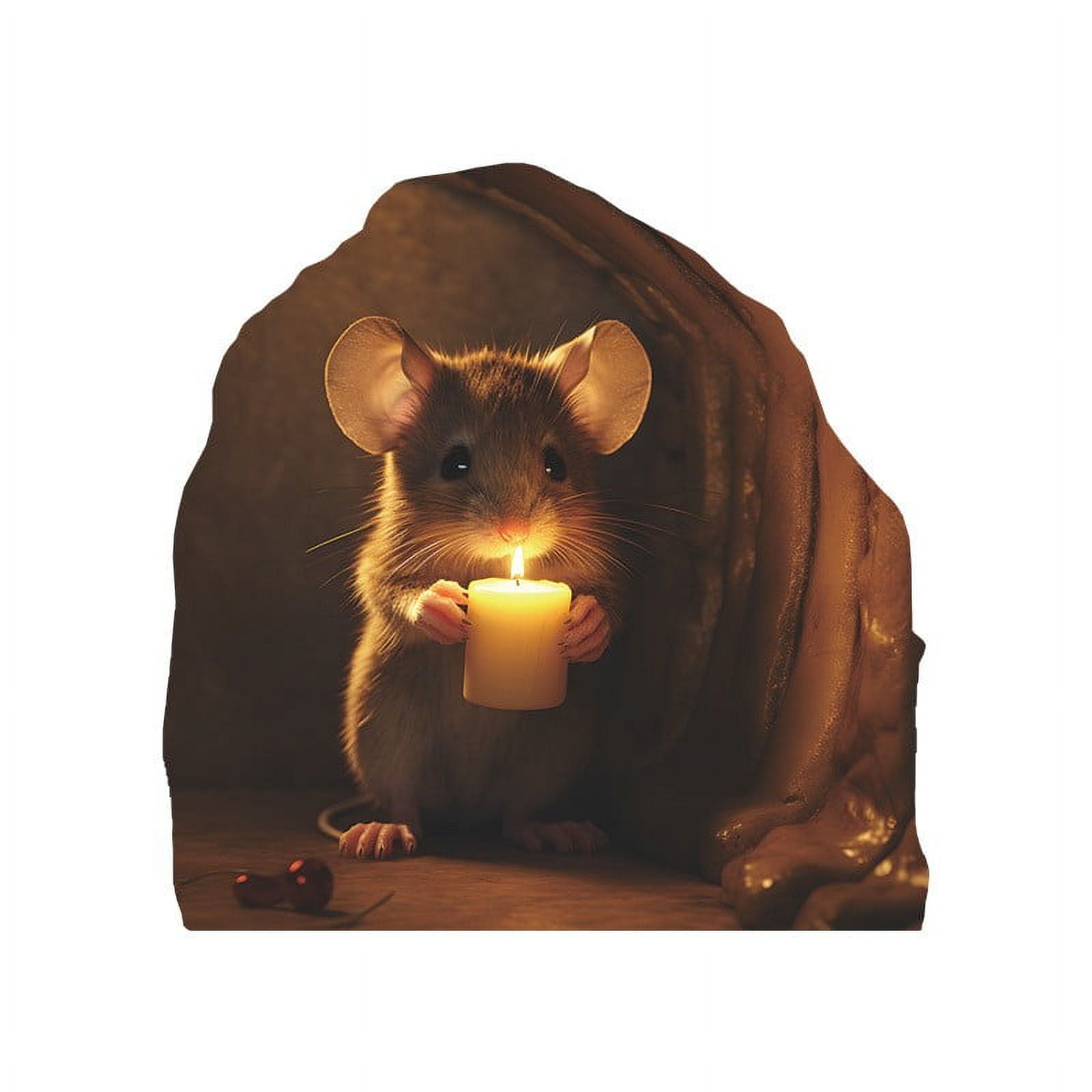 Aodebiao 3D Mouse Hole Realistic Wall Sticker,Mouse in a Hole Wall ...