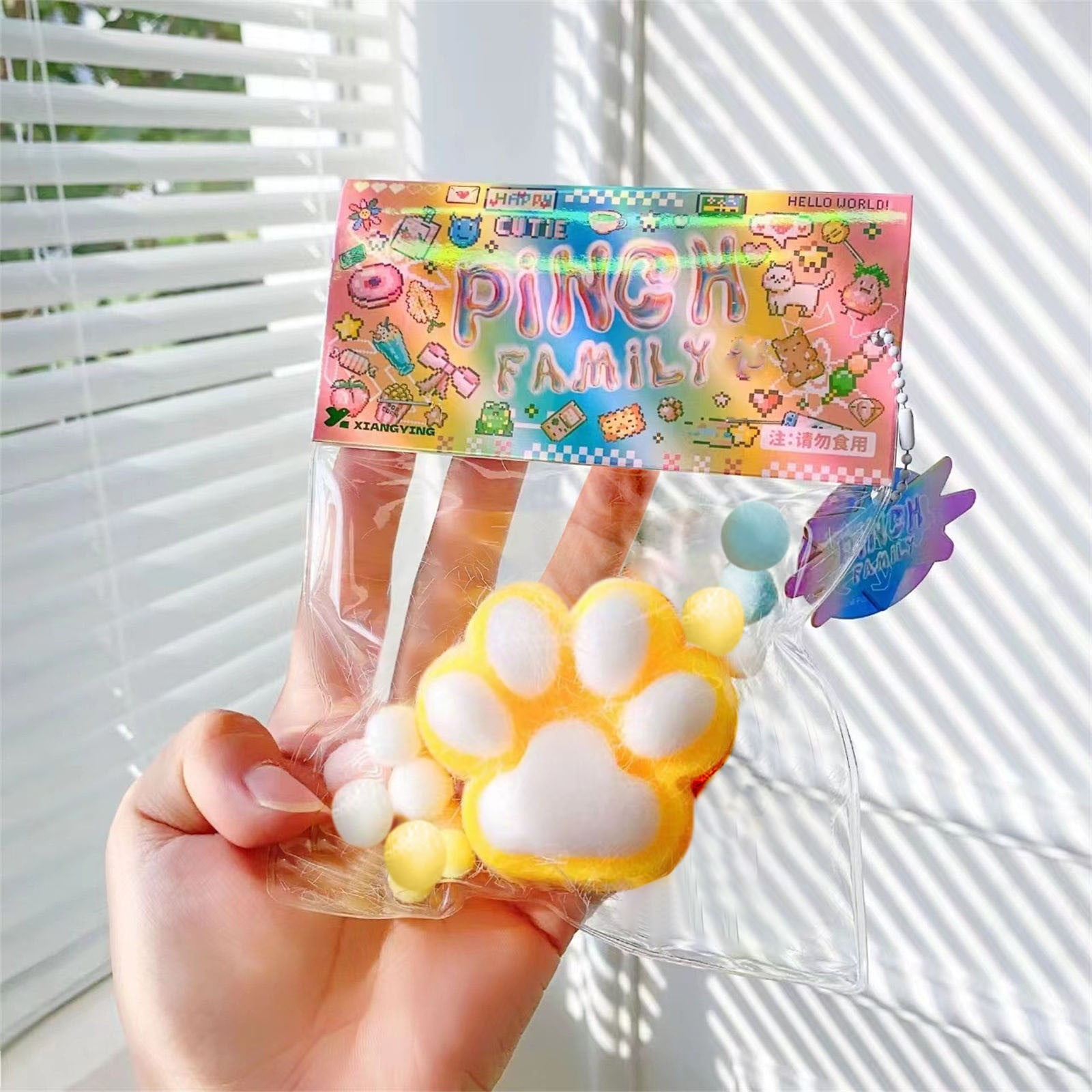 Aodebiao Cat Paw Squeeze Toys, Squishy Fidget Toy, Kawaii Squishies ...