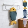 Aodebiao Chenille Hand Towels - Cute Fish Design Hanging Hand Drying ...