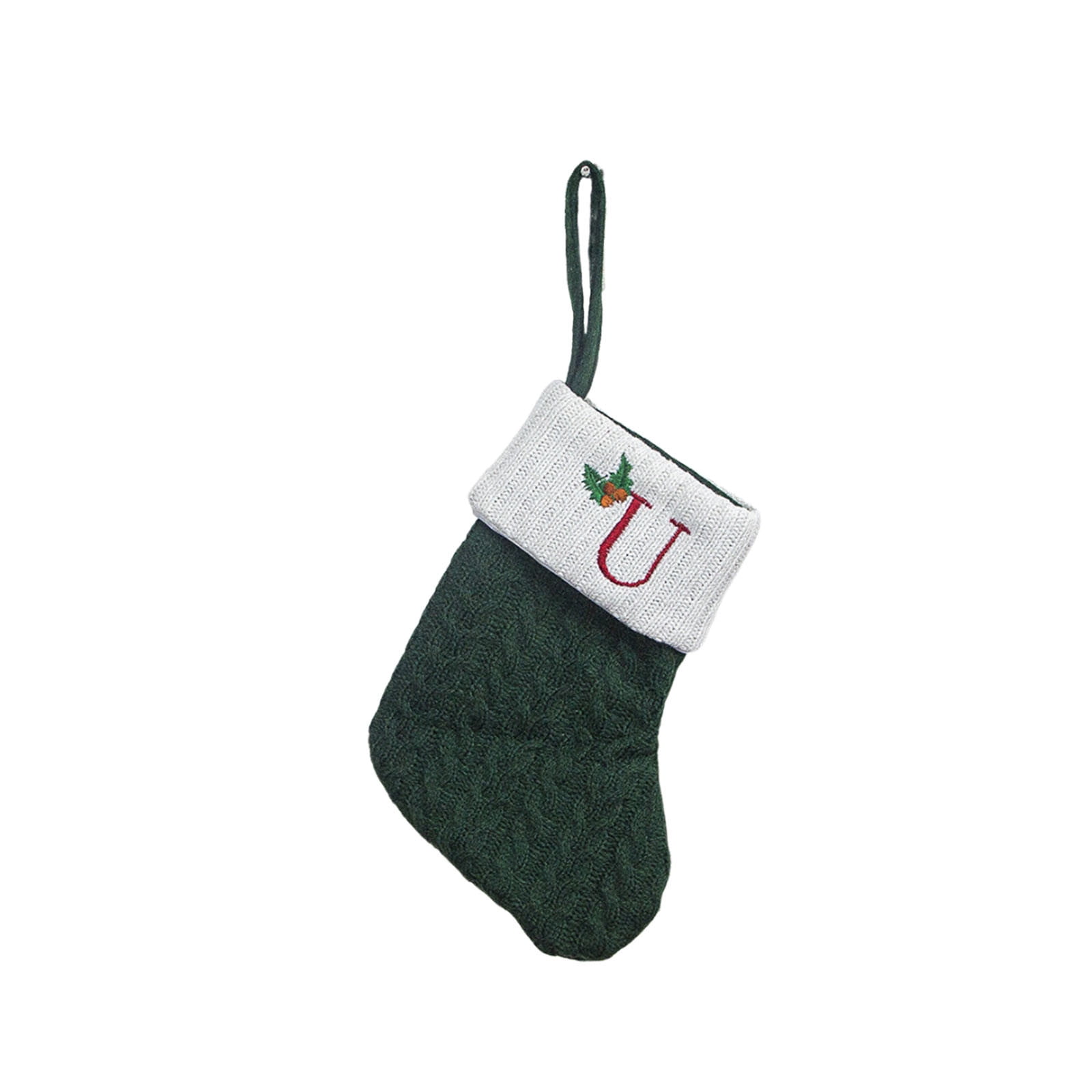 Aodebiao Christmas Stockings Large Holiday Decorations with Letters ...